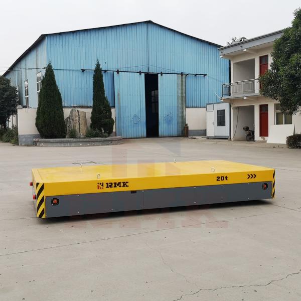 Quality All Round Operation Trackless Transfer Trolley 20T Load Height 60cm Automatic for sale