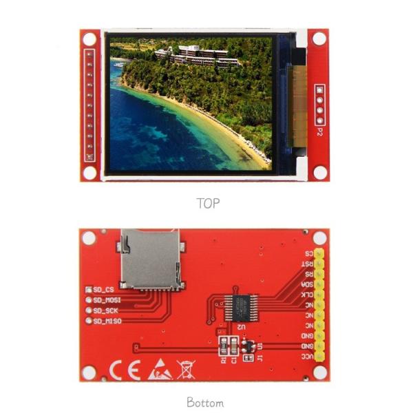 Quality 2 Inch Tft Lcd Display Module With PCBA, 176x220 Resolution, 4 Wire SPI for sale