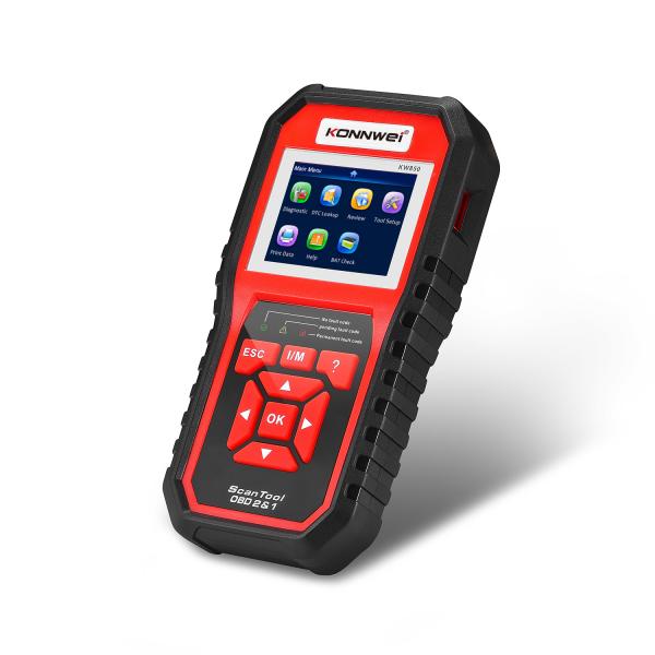 Quality KONNWEI KW850 12V OBD Diagnostic Tool OBD Scanner For all OBDII cars for sale
