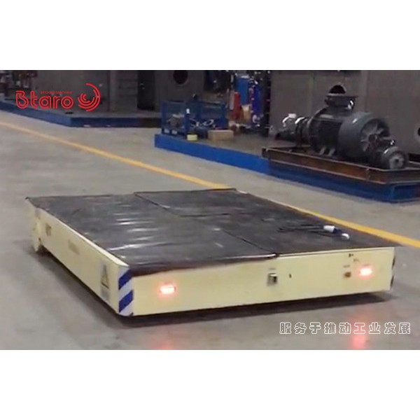 Quality Heavy Loading 10Ton Automated Guided Carts Battery Powered Transfer Cart Wireless for sale
