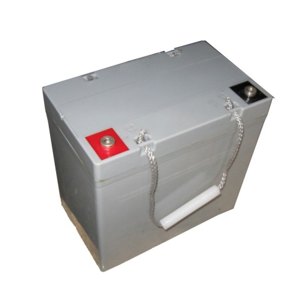 Quality 12V50AH Industrial Valve Regulated Lead Acid Battery with 10 Years Design Life, 50AH Capacity and ABS Case for sale