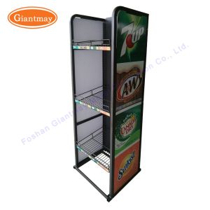 Quality Retail Shop Potato Chip Candy Basket Display Stand for sale