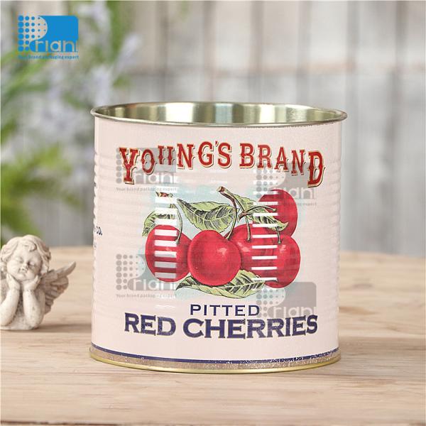 Quality Round Rectangular Food Tin Cans For Busy Commercial Kitchens for sale