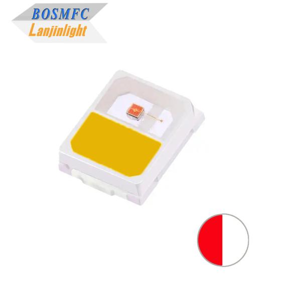 Quality Stable 0.2W 2835 SMD LED Dual Color red & warm white CCT2700-3200K Anti Static Bright LED Chip for sale