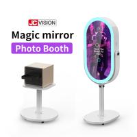 Quality Smart Portable Mirror Booth Kiosk , Selfie Mirror Photo Booth With Printer 21 for sale