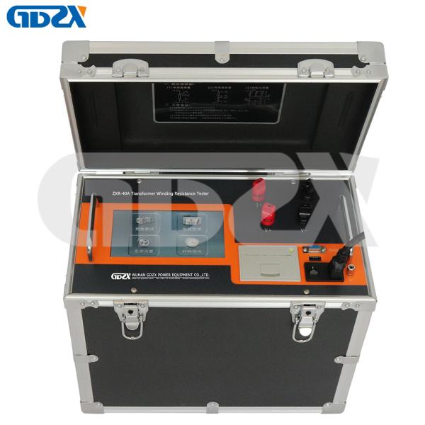Quality ZXR-40A 40A Transformer Testing Equipment DC Winding Resistance Tester High for sale