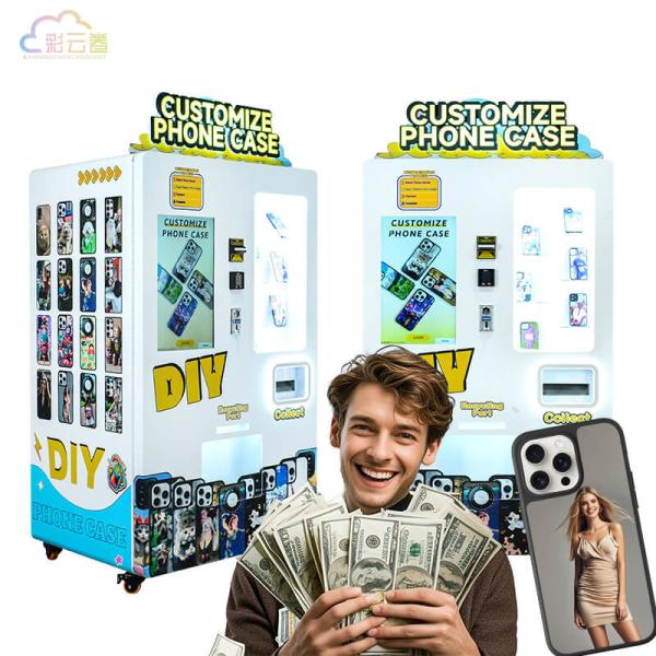 Quality Customizable Phone Case Printing Vending Machine Vending Capacity 630 Phone for sale