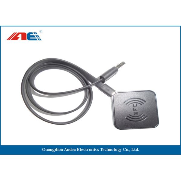Quality USB Interface RFID Chip Reader Writer , ICODE ILT Passive RFID Tag Readers for sale