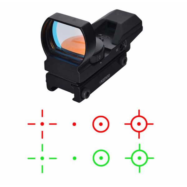 Quality Red Dot Scope 1X22X33 MO 3/5/10/15 Maximum Output Power 0 4 Reticle Reflex Sight for sale