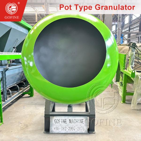 Quality Chicken Manure Compost Pan Type Fertilizer Pellet Machine for sale