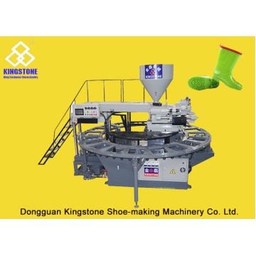 Quality PVC Short Boot Shoe Factory Production Line , Rotary Injection Molding Machine for sale