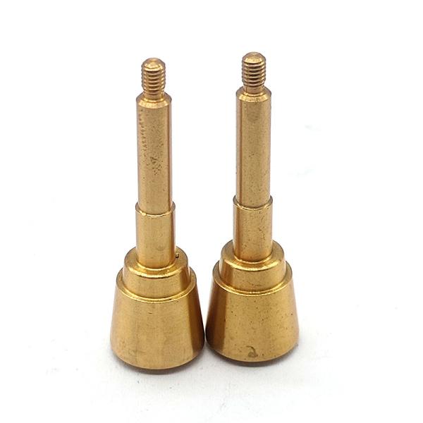 Quality Brass Precision CNC Turning Parts Gold Industrial CNC Turned Components Metal Pin for sale
