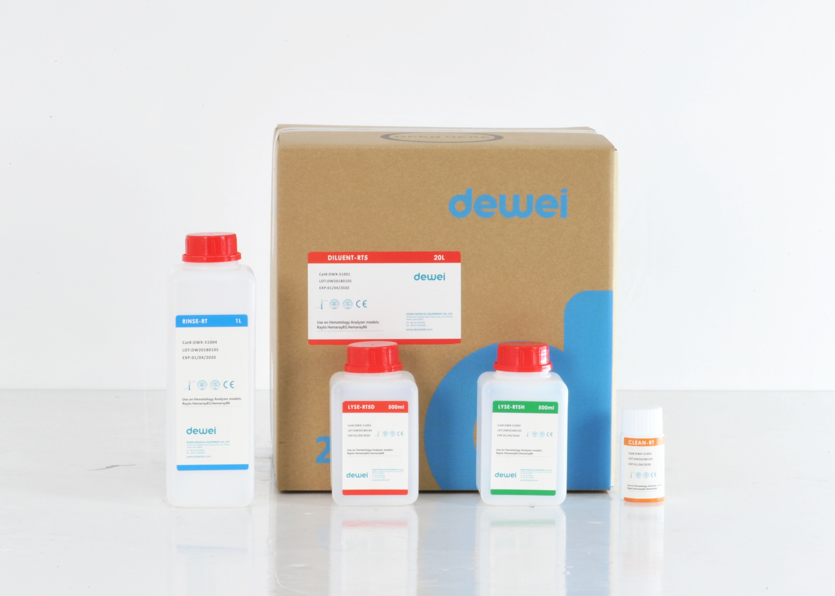 HL3125 Series Hematology Analyzer Reagent For RAYTO Hemaray 86 from ...