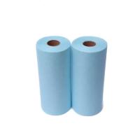 Quality Woodpulp PET Heavy Duty Industrial Wipes Roll Multipurpose 65gsm for sale