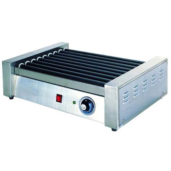 Quality Hotel Stainless Steel Commercial Hot-Dog Grill Machine 9-Roller For Fast Food for sale