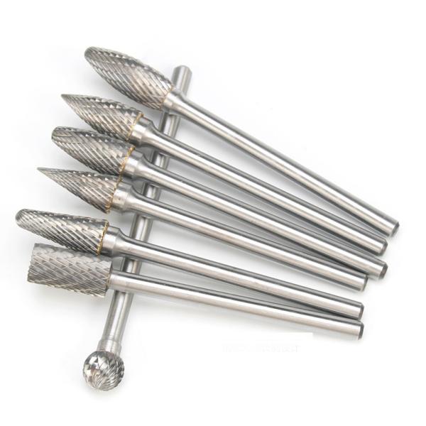 Quality Reliable Long Shank Carbide Burr Radius End Carbide Rotary Bits for sale