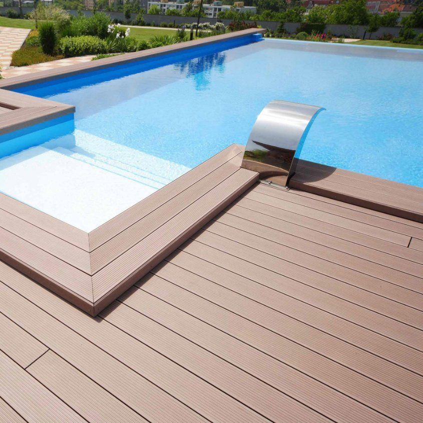 Outside Environmental Waterproof WPC Solid Decking (NYS150*25)