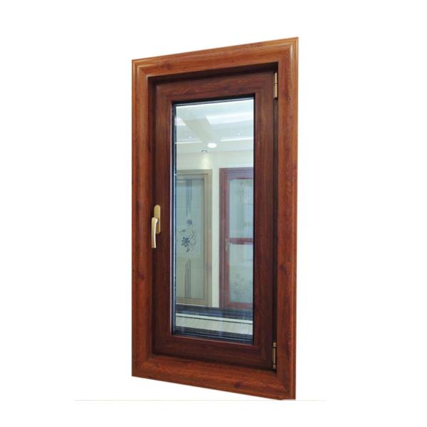 Quality Aluminium Profile Tilt And Turn UPVC Window Mahogany NAMI Certificated for sale