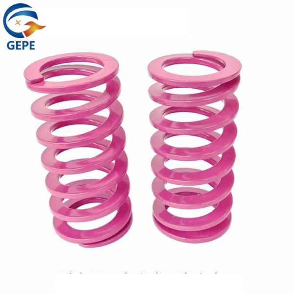 Quality Pink Purple Mold Spring Custom Compression Spring Manufacturer for sale