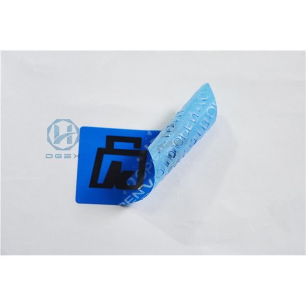 Quality Custom Design Tamper Evident Security Label Self Adhesive Sticker For Packaging for sale