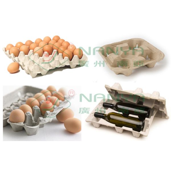 Quality Rotary Egg Tray Forming Machine / Egg Tray Equipment Energy Saving for sale