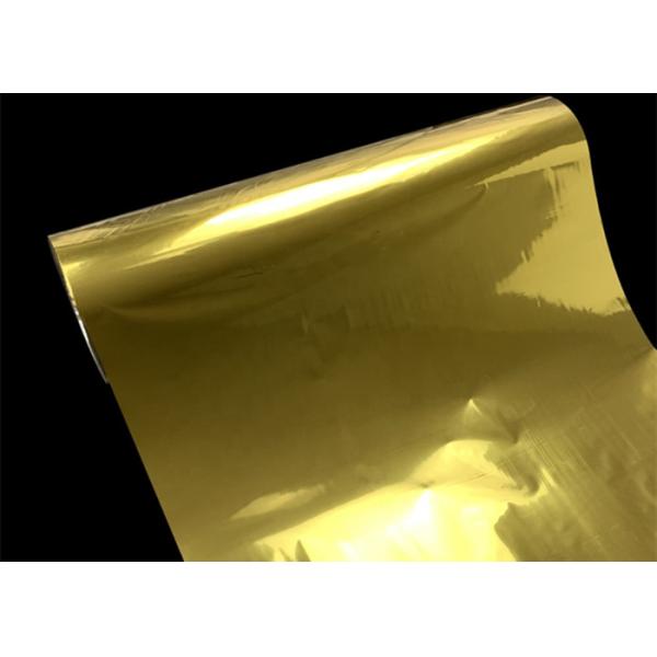 Quality PET Metalize Polyester Lamination Film Gold Sliver Finished 2800m for sale