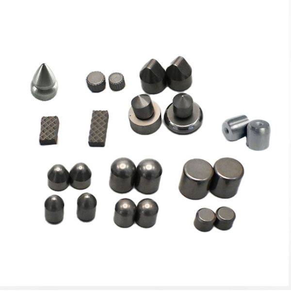 Quality Custom Size Glossy Surface Tungsten Carbide Buttons for Petroleum Drilling Made for sale