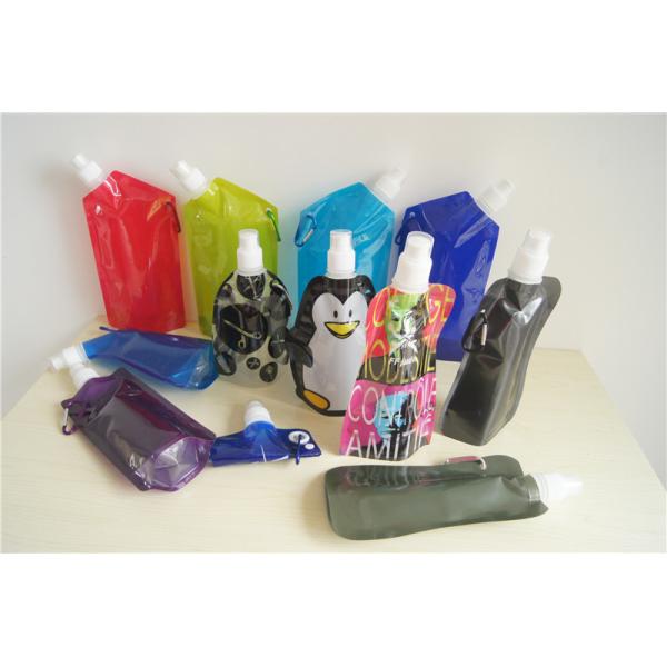 Quality Reusable Plastic Food Spout Pouch / Drinking Water Plastic Liquid Pouch for sale
