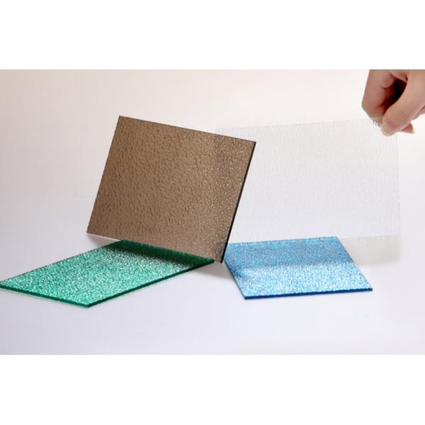 Quality Solid Polycarbonate Frosted Sheet 100% Virgin Material For Roofing for sale