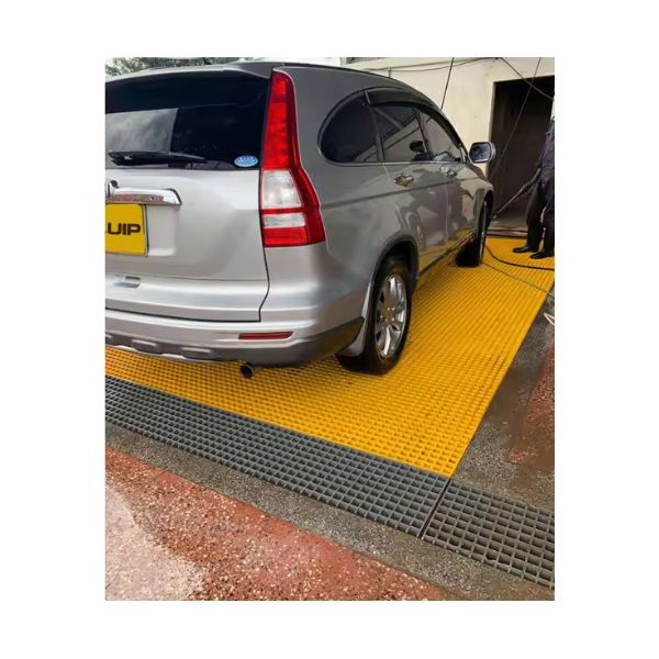 Quality Modern Style High Strength Frp Grating Panels For Car Washing Room Fiberglass Grating Sheet Panel for sale