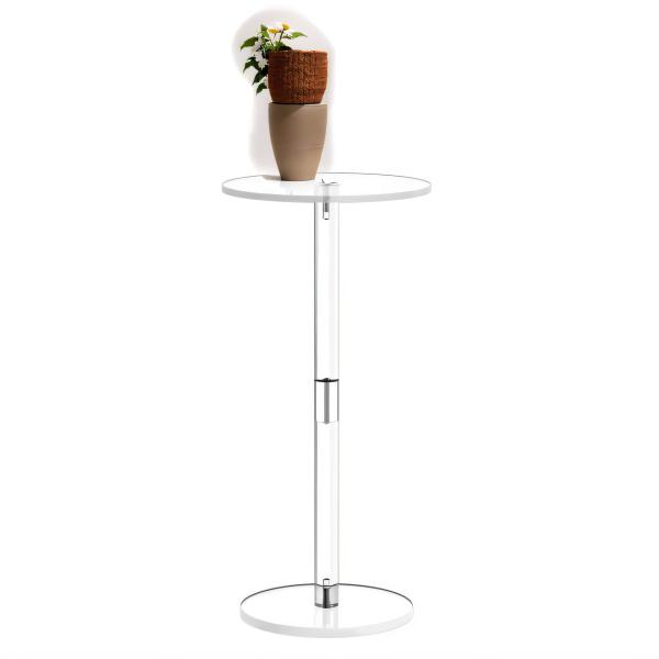 Quality Modern Custom Acrylic Furniture Acrylic Side Table Nesting Coffee Table 600x600mm for sale