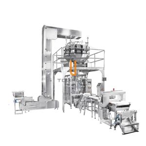 Quality 12 Station Quantitative Multihead Weigher Packing Machine For Pickle for sale