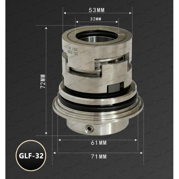 Quality Replace Grundfos GLF-12 16 22 32 36mm CR CRN CRI Pump Mechanical Seal HQQV HQQE for sale