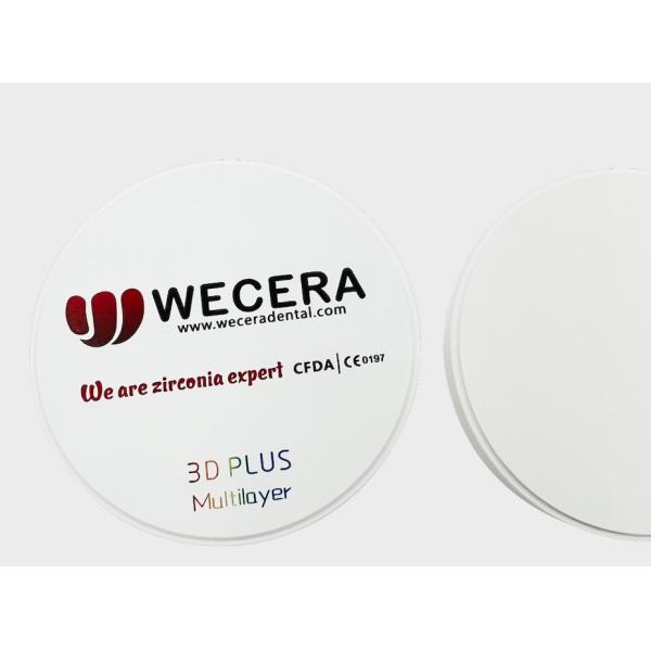 Quality 3D Multilayer A1 Yttria Stabilized Zirconia Ceramic Blocks 95*20mm Wieland for sale