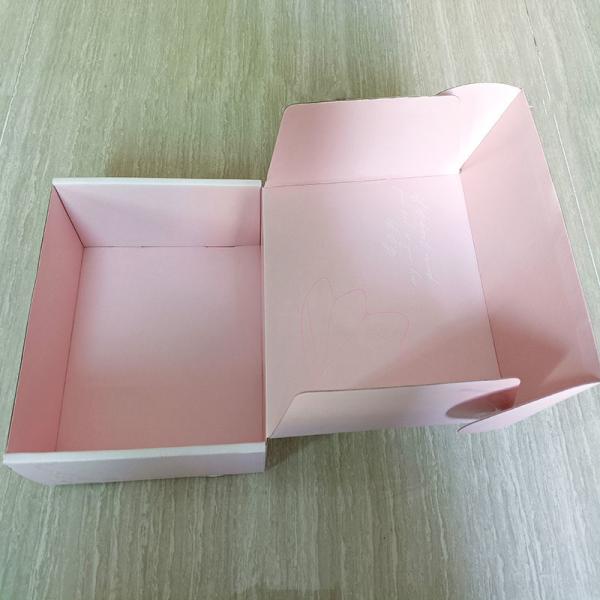 Quality Custom Order Pink Cardboard Paper Postal Boxes for Environmentally Friendly for sale