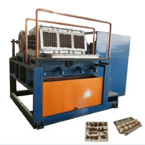 Quality 50Hz Rotary Egg Tray Maker Machine With Brick / Metal Dryer Pulp Molding Machine for sale