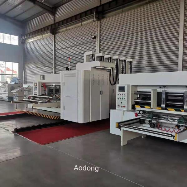 Quality 18kw Corrugated Box Printing Machine Flexo Slotter Humanization Operation for sale