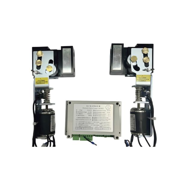 Quality Electronic Safety Gear for Passenger Elevators with 10mm Guide Rails, Power-failure Operation, and ≤0.63 M/S Rated Speed for sale