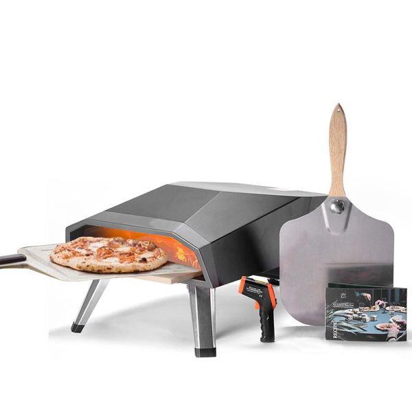 Quality Mechanical Timer Control Portable Gas Burner Small Pizza Maker Oven with 12