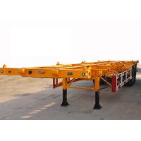 Quality 30t Payload 2 Axles 40ft Skeleton Container Semi Trailer for sale