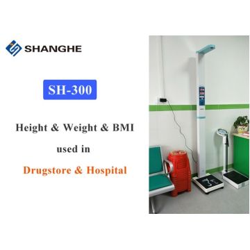 Quality Flexible To Move BMI Weight Scale Machine With Voice Talking / LED Dispaly for sale