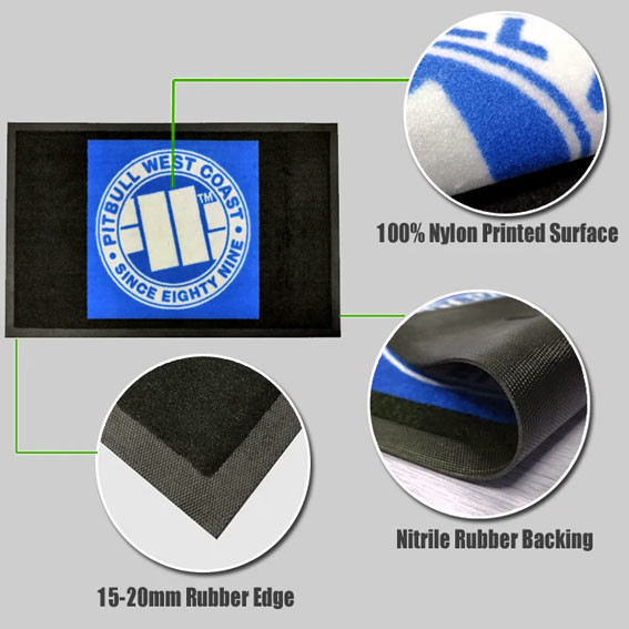 Quality Custom Logo Mats Personalized Carpet Rugs for sale