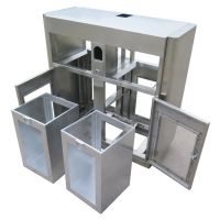 Quality Dual Compartment 40L 10.5gal Medical Waste Bin for sale