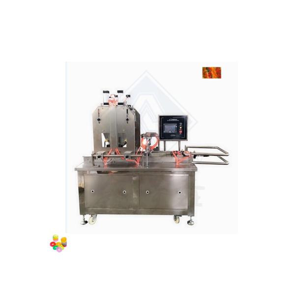 Quality 220V Assorted Gummies Depositing Soft Bean Bears Gummy Candy Depositing Machine for sale