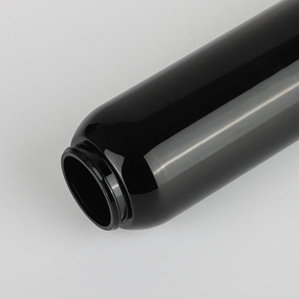 Quality Cylinder PET 180ml 200ml Packaging Black Foam Soap Dispenser Bottle Pump Airless for sale
