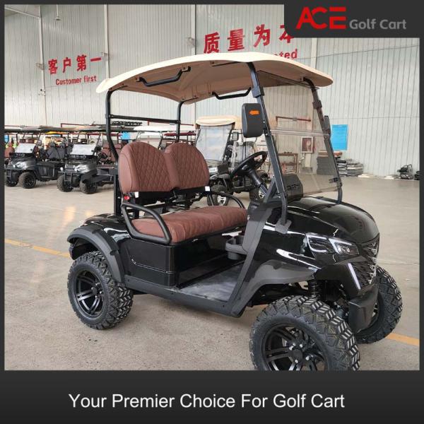 Quality 2 Seater Off Road Golf Cart Steel Frame Electric Vehicle 5kw AC Motor for sale