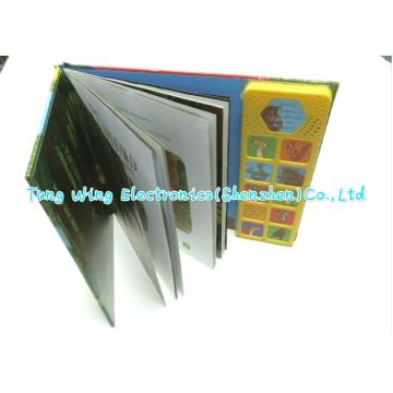 Quality Custom 11 Button Sound Book Module For Indoor Kid's Eductational Learning for sale