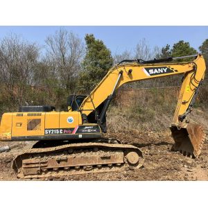 Quality Second Hand Sany 215 Excavator Used Crawler Excavator Cummins QSB6.7 T4F Engine for sale