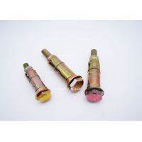 Quality Iron / Carbon Steel Shield Fixing Anchor Bolts Three Pieces Zinc Plated for sale