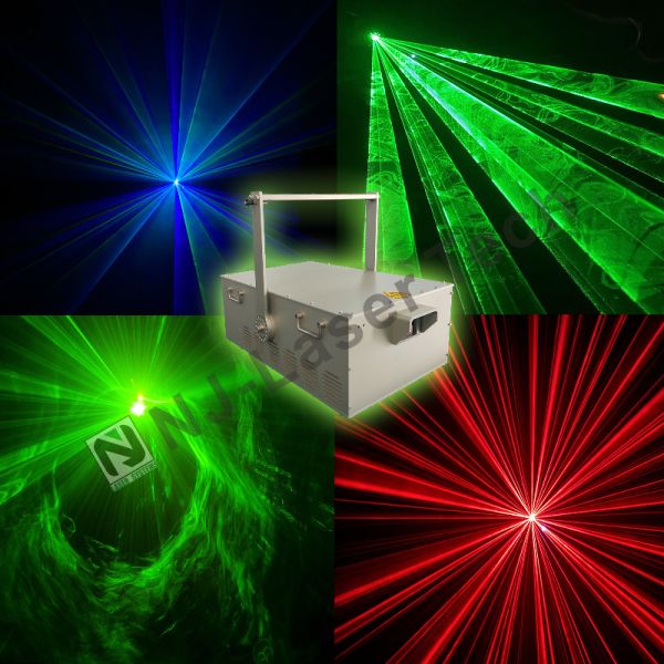 Quality Customizable 10W Full Color 3D Animation Laser Show Projector Energy Saving for sale